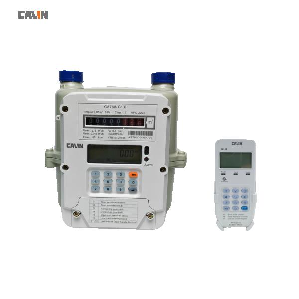 Quality Aluminum Material Smart STS Keypad Meter , Prepay Gas Meter Low Credit Warning for sale