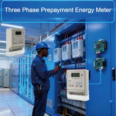 China Dual Power Source Keypad Electricity Meter Designed with Air Discharge 16kV Providing Durable and Energy Management Capabilities for sale