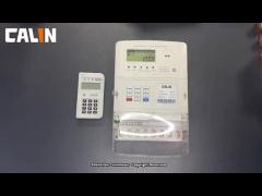 IR Optical RS485 PLC Three Phase Electric Meter For Rural Electricity