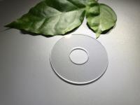 China Circular Transparent Sapphire Optical Windows Quartz Material Customized Diameter for sale