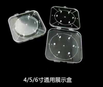 China 2inch 4inch 6inch Single Wafer Carrier Case Polycarbonate 10 Pieces / Pack for sale