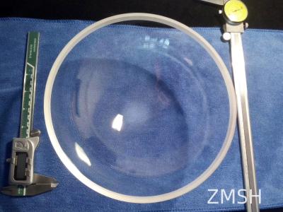 China Single Crystal Al2O3 Sapphire Domes Impact UV Resistance Sapphire Hemisphere Windows for sale