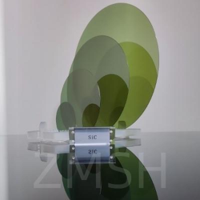 中国 SiC ウェーファー 4H N型 シリコンカービッドグレード 2インチ 4インチ 6インチ 8インチ DSP カスタマイズ 販売のため