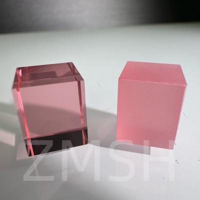 China Artificial Cultivation Doped Color Sapphire AL2O3 Customized CZ Method Ruby Blue Padparadscha for sale