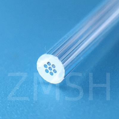 China Optical Fused Quartz Tube SiO2 Crystal Glass Customized Transparent Both Ends Open One Ends Closed for sale