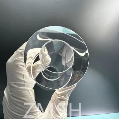 China Sapphire Tube OD50mm ID25.4mm Lenght 100mm  AL2O3 C-Axis KY Method  Mohs 9.0 Customization for sale