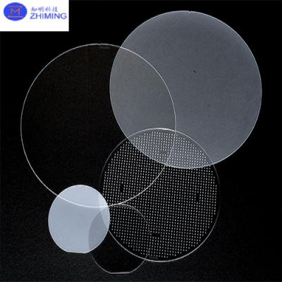 China Fused Silica Wafer JGS1 JGS2 BF33 8inch 12inch Thickeness 750um±25um  Ra ≤ 0.5nm TTV ≤ 10um for sale