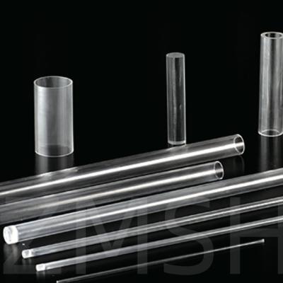 Cina Tubo di zaffiro 99,999% AL2O3 lucidato fonte ionica ad alta durezza personalizzazione EFG KY in vendita