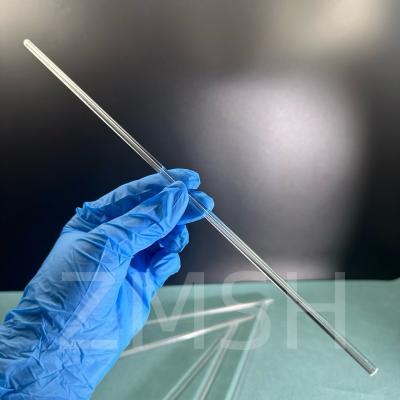 Cina Tubo di zaffiro 99,999% AL2O3 lucidato fonte ionica ad alta durezza personalizzazione EFG KY in vendita