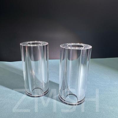 China Transparent Sapphire Tube AL2O3 High Hardness KY EFG Polished Lon Source Customization for sale