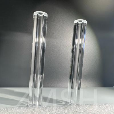 China Transparent Sapphire Tube AL2O3 High Hardness KY EFG Polished Lon Source Customization for sale