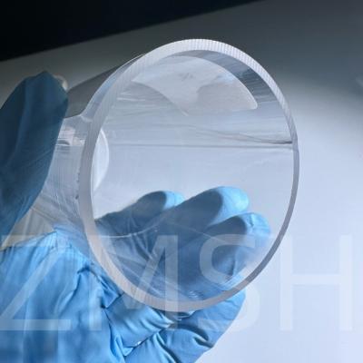 China Transparent Sapphire Tube AL2O3 High Hardness KY EFG Polished Lon Source Customization for sale