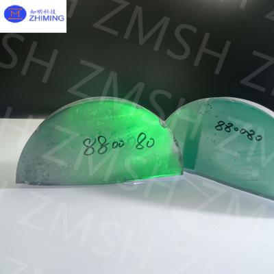 China Emerald Green Moissanite SiC Single Crystal Mohs Hardness 9.25 Moissanite Raw Material For Jewelry for sale