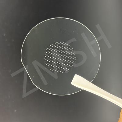 Китай Микроотверстия из стеклянной подложки TGV с высокими характеристиками сверхтонкие прозрачные продается