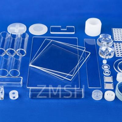 China Fused Silica Quartz Glass Window SiO2  UV-Infrared Transmitting Laser for sale