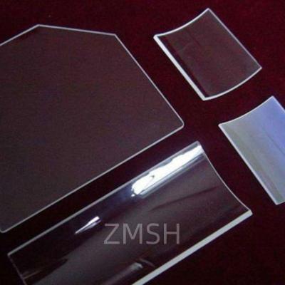 China Quartz Glass Windows CNC Machined Irregular Fused Silica Plates For Optical And Laser Systems for sale