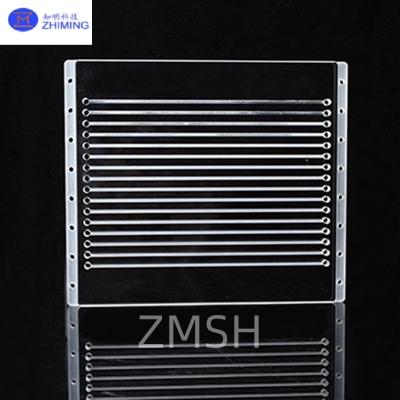 Cina Piastre passanti in quarzo di grado UV/IR, taglio personalizzato, alta temperatura, chimico in vendita