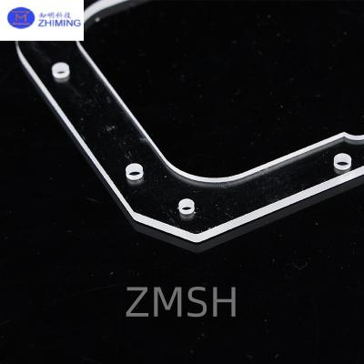 Китай Кварцевые пластины с отверстиями для УФ/ИК-излучения, изготовленные на заказ, для высоких температур и химических веществ продается