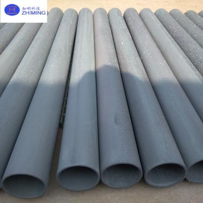 China Industrial SiC Vertical Furnace Tube High Thermal Conductivity & Corrosion Resistant for sale