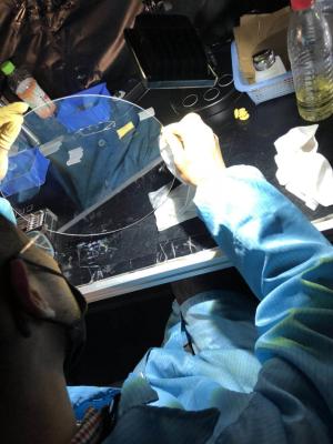 China 12inch C-aixs Al2O3 Sapphire Wafer double side polished for sale