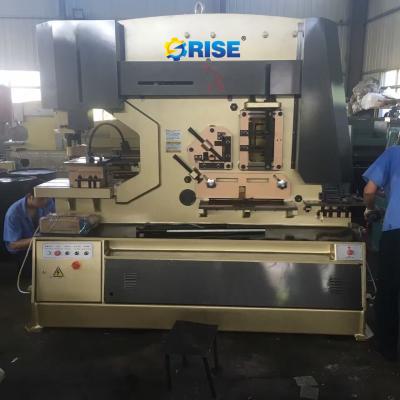 China Hydraulic Sheet Metal Steel Ironworker For Metal Plate Punching And Notching Multi - Function for sale