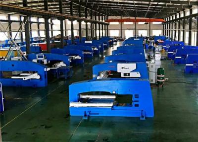 China 2 Auto Index CNC Hydraulic Turret Punching Press 20 Ton With Stainless Steel Table for sale