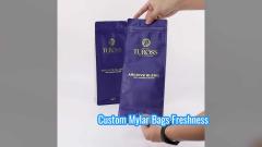Custom Coffee Packaging Bag with Printed Design