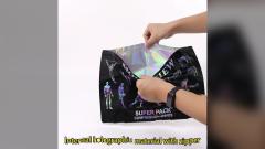 MOONVIEW PARIS Super Pack Compression Shirts: Holographic Glossy Packaging