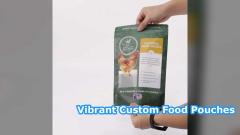 Full-Color Digital Printed Stand-Up Pouch for Food Packaging