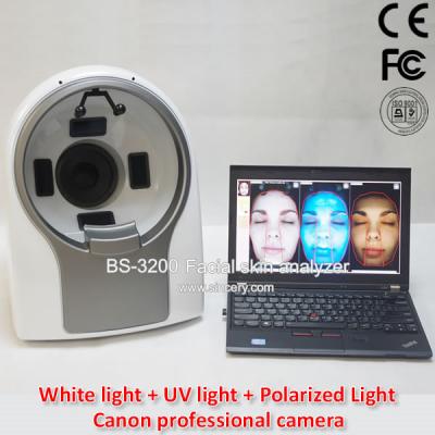 China canon scanner ptz wired cameras dermatology skin moisture analyzer salon processor for sale