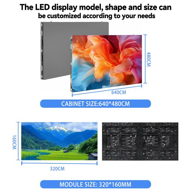 Indoor LED wall display showing high resolution image