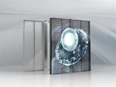 China MQ10-10 Curtain Wall Flexible Transparent Led Screen Wan 1920Hz for sale