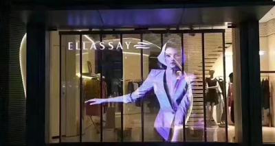 China MQ10-10 Curtain Wall Flexible Transparent Led Screen Wan 1920Hz for sale