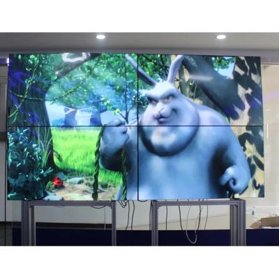 China HD Indoor Lcd Video Wall Panel Matrix Splicing Screen Seamless 1.8mm Video Wall For Advertising Display for sale