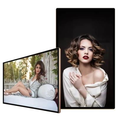 China Wall Mounted LCD Wall Display Advertising Machine Wall Touch Screen for sale