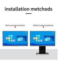 China Conferência toda em uma máquina da escrita do toque da tela do painel de parede do Lcd à venda