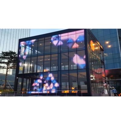 China GC15-15W65T Grille Outdoor Transparent Led Screen Display Wan for sale