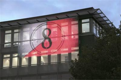 China GC15-15W65T Grille Outdoor Transparent Led Screen Display Wan for sale