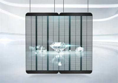 중국 올인원 투명한 Led 창 디스플레이 기계 P0816 투명 유리 Led 디스플레이 판매용