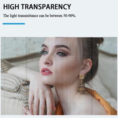 Cina Schermo trasparente della parete della finestra di vetro dell'esposizione di LED di P7.9 10.4Q10T pallido in vendita