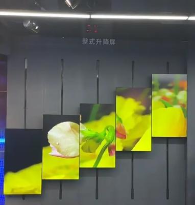 China Indoor Lifting Advertising LCD Display Screens Digital Advertising Display for sale