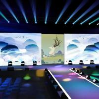 China Customized Sliding LED Screen with 60 Brushless Servo Motor and 24-380V Power Supply for Professional Display Systems for sale
