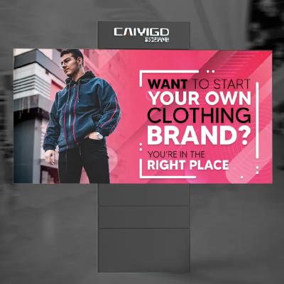 China Deformation Mechanical Led Display With Moving LED Panel Intelligent Rotation Led Screen LED Video Wall Advertising Mall for sale