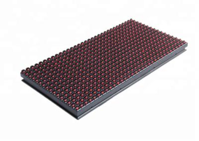 China P10 1r Red Tupe Outdoor Single Color Led Module Advertising Led Display Screen for sale