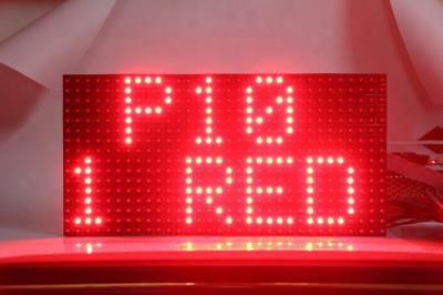 China P10 1r Red Tupe Outdoor Single Color Led Module Advertising Led Display Screen for sale