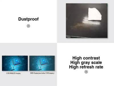 China Indoor COB LED Display Small Pixel Pitch P0.7mm 2K 4K 8K HD Resolution LED Video Wall Display for sale