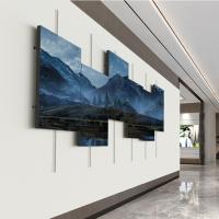China Indoor Wall Mounted Sliding LED Screen HD Lifting Display 1920x1080 for sale