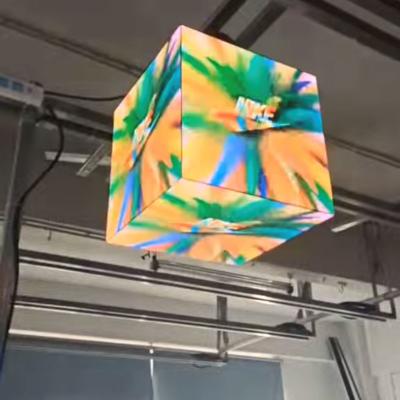 China Indoor Cube LED Display Cube Led Video Wall 1280mm*1280mm for sale