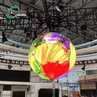 China Spherical Creative LED Screen with 360 Degree View Angle Globe Display for Indoor Outdoor Installations for sale