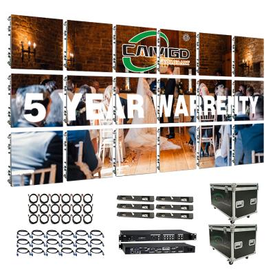 China P3.91 Full Color LED Video Wall with 5 Years Warranty High Brightness and Multiple Installation Options for Indoor and Outdoor Use for sale